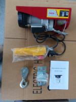 China Mini 110V Electric Hoist Light Weight Wire Rope Hoist Winch 100kgs - 1200kgs For Home Use for sale