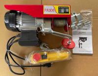 China Mini 110V Electric Hoist Light Weight Wire Rope Hoist Winch 100kgs - 1200kgs For Home Use for sale