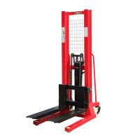 China Hydraulic Manual Pallet Stacker 2000kgs Load for sale