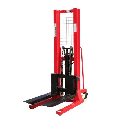China Hydraulic Manual Pallet Stacker 2000kgs Load for sale