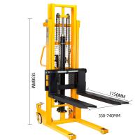 China Hydraulic Manual Pallet Stacker 2000kgs Load for sale