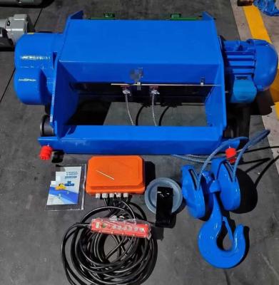 China Heavy Duty Wire Rope Electric Hoist Large Capacity Overhead Crane Electric Hoist for sale