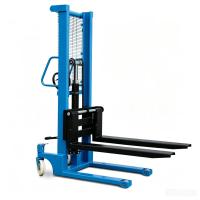 China 2000kg Manual Pallet Stackers Lift 1.6m - 3m Hand Pallet Stacker for sale