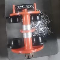China Gear Type Chain Block Trolley Manual I Beam Hoist Trolley For Industrial Lifting for sale