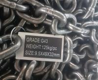 China G43 Lifting Chain Sling 8mm, 10mm, 12mm, 13mm Steel Chain Slings Self Color for sale