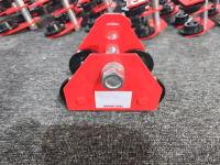 China Wear Resistant Manual Plain Trolley Push Type Monorail Travelling Trolley For Workshop Lifting for sale