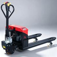 China Compact Semi Electric Pallet Truck Warehouse Semi Electric Pallet Jack 1000w for sale