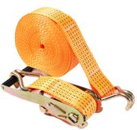 China Heavy Duty Ratchet Lashing Straps 3m / 5m / 8m / 10m Cargo Tie Down Strap for sale