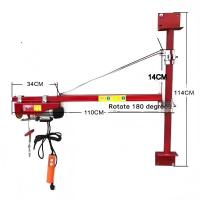 China 10m/Min 5m/Min Wall Mounted Electric Hoist Lightweight Mini Rope Hoist for sale