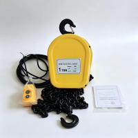 China 220V 380V 1 Ton Electric Chain Hoist 6m Lifting Height Small Electric Hoist for sale