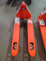 China 80 Mm Tandem Load Wheel Diameter Handpallettruck Including PU Nylon 180x50 Mm Steering Wheel Designed for Load Movement for sale
