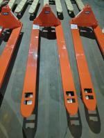 China 80 Mm Tandem Load Wheel Diameter Handpallettruck Including PU Nylon 180x50 Mm Steering Wheel Designed for Load Movement for sale