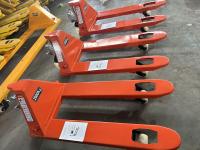 China 80 Mm Tandem Load Wheel Diameter Handpallettruck Including PU Nylon 180x50 Mm Steering Wheel Designed for Load Movement for sale