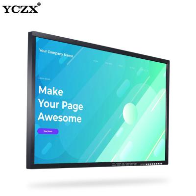 China 65 Inch 4K Interactive Whiteboard Smart LED Touch Screen with Android 13 and Windows OS for Education for sale