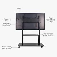 China 65 Inch 4K Interactive Whiteboard Smart LED Touch Screen with Android 13 and Windows OS for Education for sale
