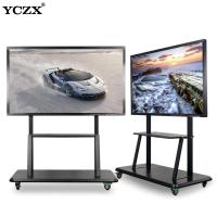 China 75 inch YCZX Interactive Smart Whiteboard 4K UHD Touch Screen for Classroom for sale
