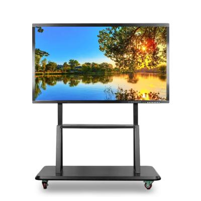 China YCZX 65inch 4K Interactive Flat Panel 178° Viewing Angle 20-Point Touch HDMI VGA USB RJ45 for sale