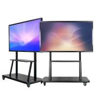 China 4K Interactive Flat Panel 178° Viewing Angle 65 to 110 Inch Touch Display for sale