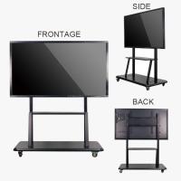 China 65 Inch Wall Mounted Interactive Flat Panel 4K UHD Infrared Touch Screen Smart Board for Classroom for sale