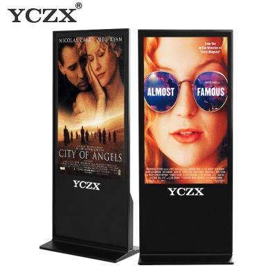 China 55 Inch 3840x2160 UHD LED Digital Signage Display Aluminum Alloy Frame for sale