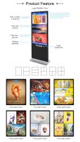 China 43 Inch Android Digital Signage Display 3840x2160 UHD 4K Advertising Player for sale