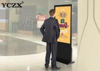 China Ultra Thin Advertising Display 4k Floor Standing Digital Signage for sale