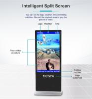 China 65 Inch Touch Screen Information Kiosk Wifi Android Digital Board Video Advertising Display for sale