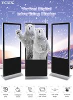 China 65 Inch Touch Screen Information Kiosk Wifi Android Digital Board Video Advertising Display for sale