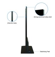 China 48 Inch Floor Standing Android LCD Advertising Screen Display Touch Digital Player 1920x1080 for sale