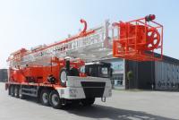 China Truck Mounted Oilfield Drilling Rigs Mechanical Hydraulic Drive For Well Drilling for sale