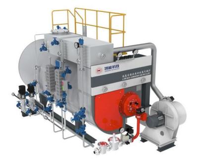 China Gas Fired High Efficiency Steam Boiler Ripple Taper Furnace Combined for sale