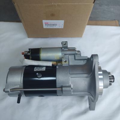 China For 1-81100421-6 1811004216 Engine Starter Motor ISUZU 6WG1 Excavator Engine Parts for sale