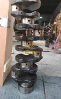 China Kubota V2403 engine crankshaft forged cast iron excavator parts 1G851-23017 1G85123017 for sale