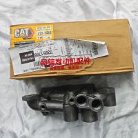 China CAT C13 Oil Cooler Base for Excavator Engine Parts with High-Strength Cast Iron and OEM-Grade Quality for sale