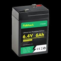 China MSDS Approval 6.4V 6Ah LiFePO4 Battery Pack For Flood Lights for sale