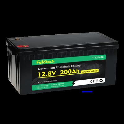 China 12V 200Ah LiFePO4 Prismatic Battery Deep Cycle Rechargeable Solar Power Storage for sale