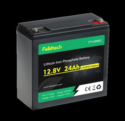China 12V 24Ah LiFePO4 Deep Cycle Battery for Motorcycle Solar Storage for sale