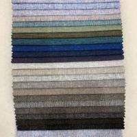 China Upholstery Linen 100 Polyester Sofa Fabric For Sofa Cover for sale