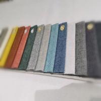 China Home Decoration Upholstery Linen Fabrics Polyester For Sofa Furniture for sale
