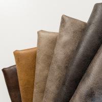 China Knitted Synthetic Leather Suede Faux Fur Fabrics 100% Polyester for sale