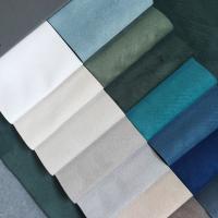 China Upholstery Bronzed Pattern Knitted Suede Sofa Fabric For Curtain 100% Polyester for sale