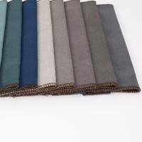 China Upholstery Bronzed Pattern Knitted Suede Sofa Fabric For Curtain 100% Polyester for sale
