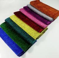 China Dyed Furniture Upholstery Soft Chenille Sofa Fabric 370gsm for sale
