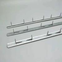 China Sharp Prong Upholstery Metal Tack Strip Galvanized Steel For Sofa Furniture for sale