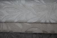 China 100%Polyester Linen Like Upholstery Fabric For Sofa European Solid 330gsm for sale