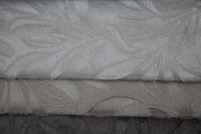 China 100%Polyester Linen Like Upholstery Fabric For Sofa European Solid 330gsm for sale