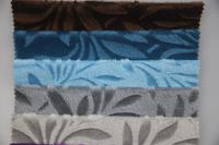 China 100%Polyester Linen Like Upholstery Fabric For Sofa European Solid 330gsm for sale