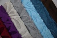 China 100%Polyester Linen Like Upholstery Fabric For Sofa European Solid 330gsm for sale
