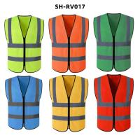 China Reflective High Vis Pink Safty Vest CE Printed Cotton Motorcycle Running Riding Tribe Mesh for sale