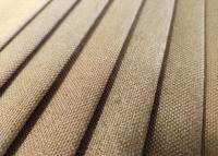China 345gsm Yarn Dyed Linen Fabric Heavyweight Knitted Textile for sale